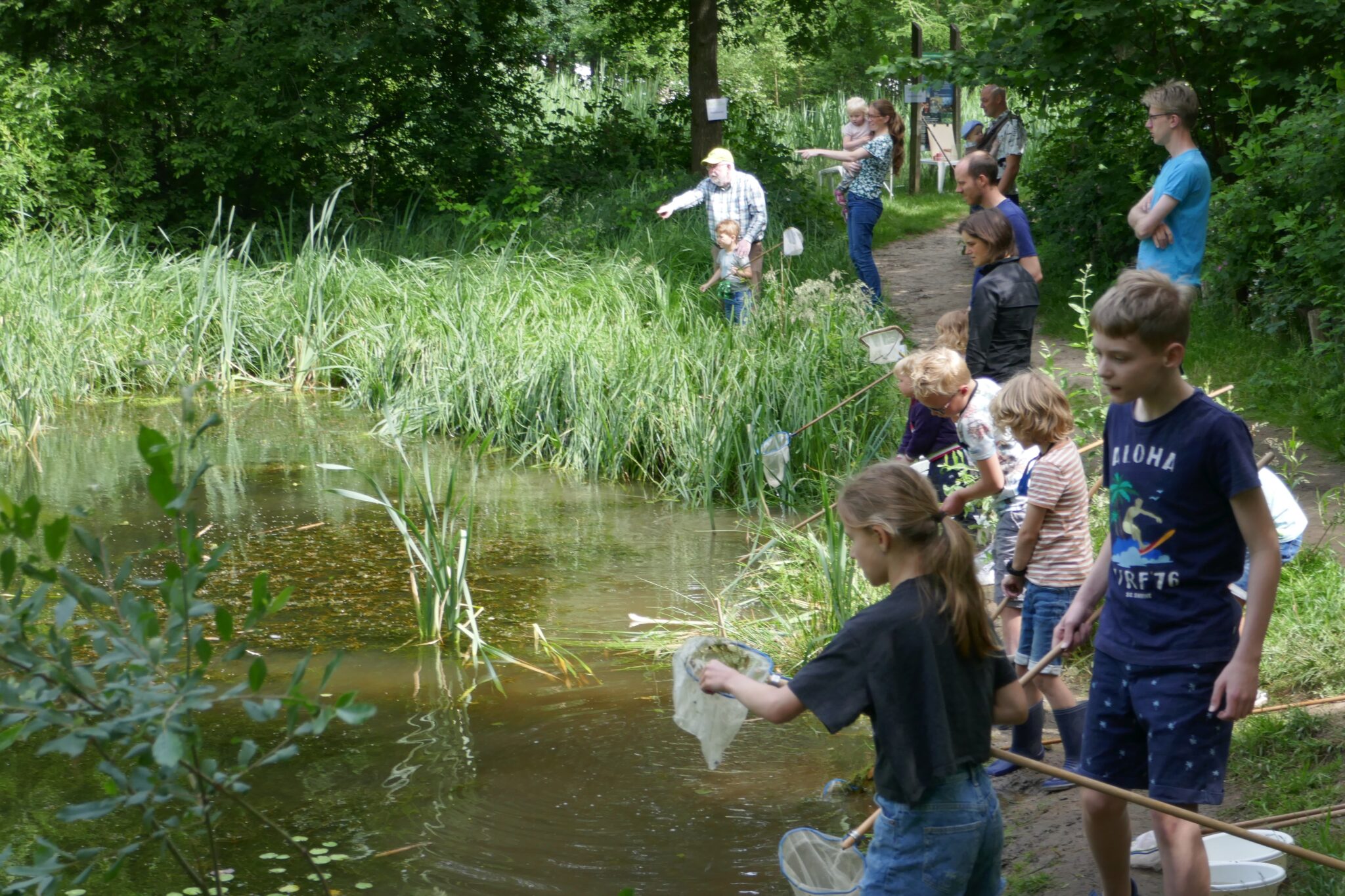 Waterbeestjes vangen voor jong en oud. 9 Juni 2024 - IVN